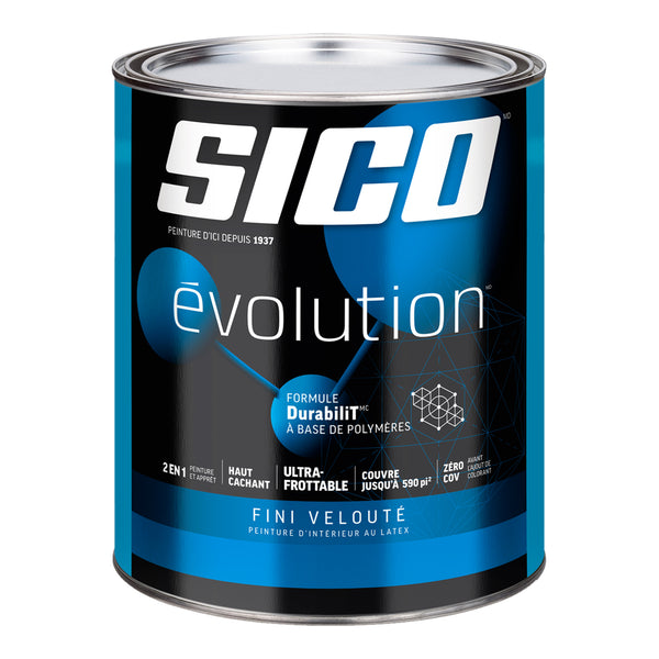 SICO Evolution Base paint 1 velvet/eggshell finish 946 ml - Matériaux JLS