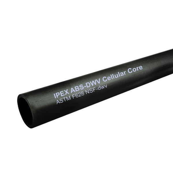 ABS-DWV Cellular Core Pipe, 1-1/2" x 12' - Matériaux JLS