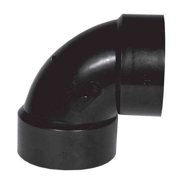 Coude de 90° ABS-DWV «femelle», 4" - Matériaux JLS