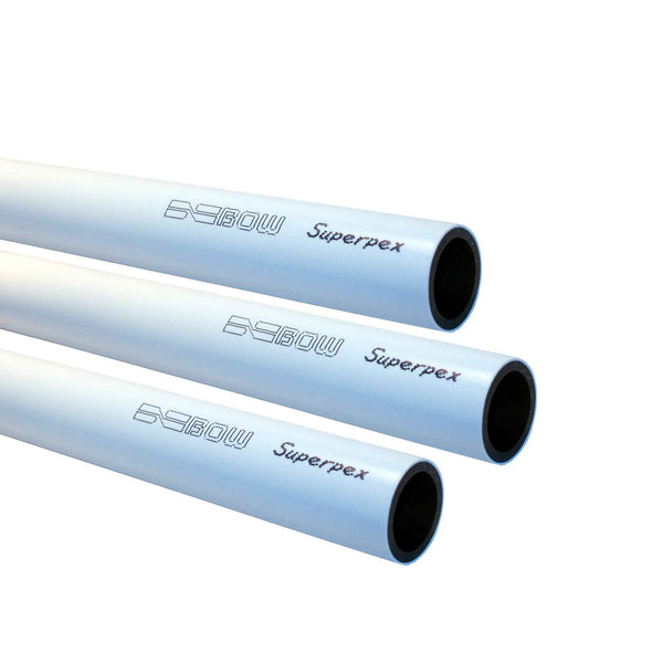 SuperPex White Pipe, 3/4'' x 10' - Matériaux JLS
