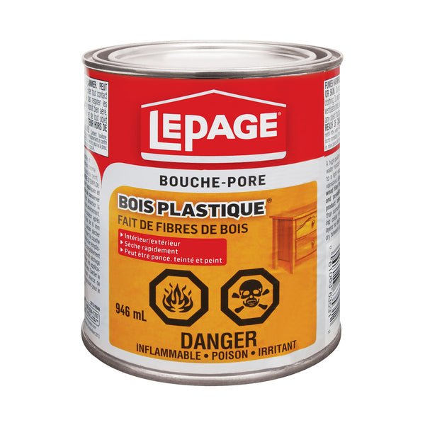 Bouche-pores pour bois et plastique, 946 ml - Matériaux JLS