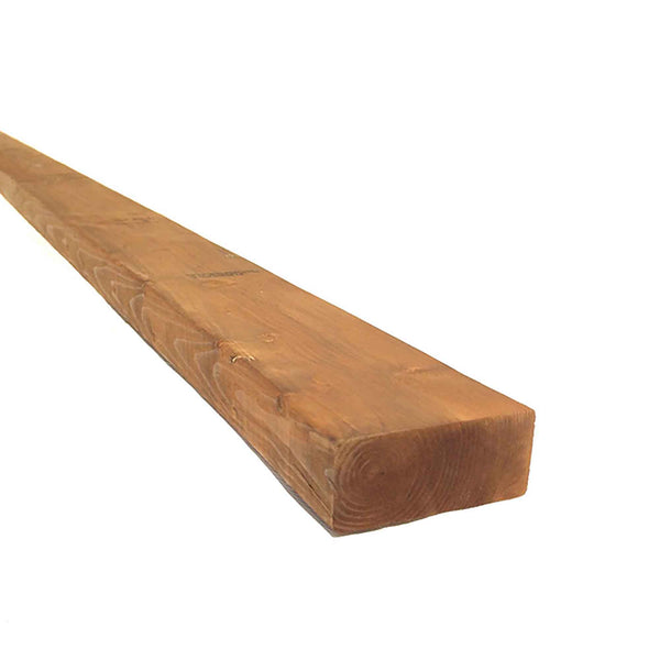 Bois traité brun de Première Qualité, 2" x 4" x 8' - Matériaux JLS