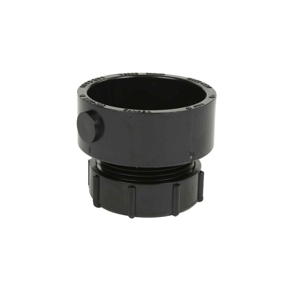 ABS-DWV Female Trap Adapter «Hub x Plastic Nut», 1-1/2" x 1-1/4 ...