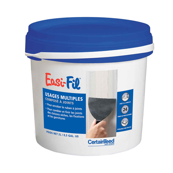 Composé à joints à usages multiples Easi-Fil, 2 L - Matériaux JLS