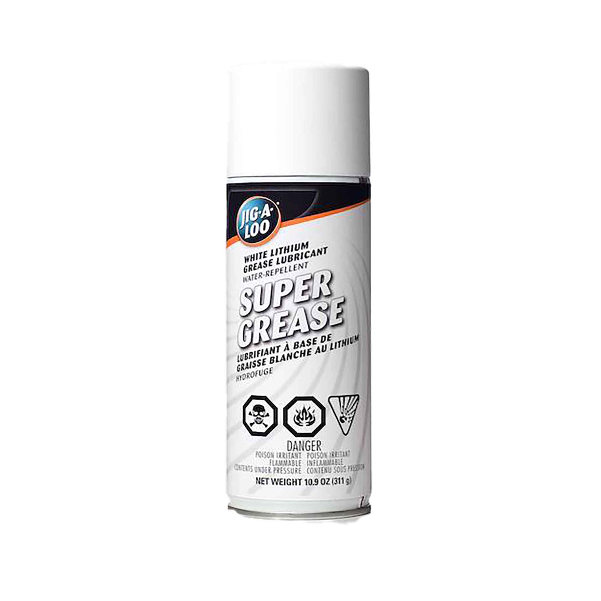 Super Grease White Lithium Grease Lubricant, 311 g - Matériaux JLS