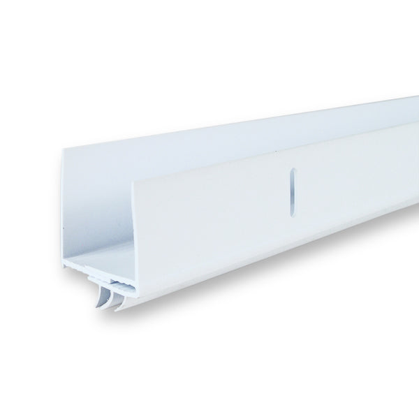 Adjustable U-shape door bottom 3/4'' to 1-1/2'' vinyl - Matériaux JLS