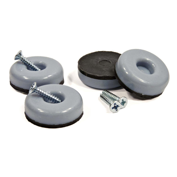 1'' SUPER SLIDEX Gray and Round Ultra-Sliding Glides, 4-Pack ...