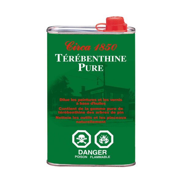 Térébenthine pure, 946 ml - Matériaux JLS