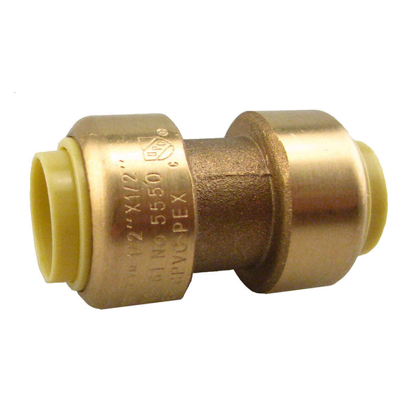 Lead-Free Push-Fit Coupling, 1/2" - Matériaux JLS