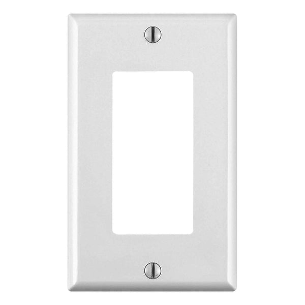 Plaque murale Decora pour 1 dispositif, blanc - Matériaux JLS