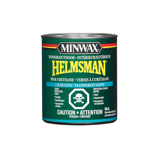 Minwax Helmsman intérieur / extérieur vernis uréthane transparent sati ...