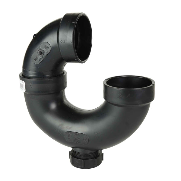 Siphon en ''P'' ABS-DWV avec regard de nettoyage «femelle», 2 ...