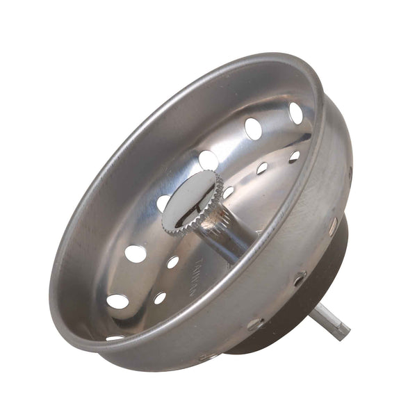 Kitchen Sink Strainer Basket with Stem, Stainless Steel - Matériaux JLS