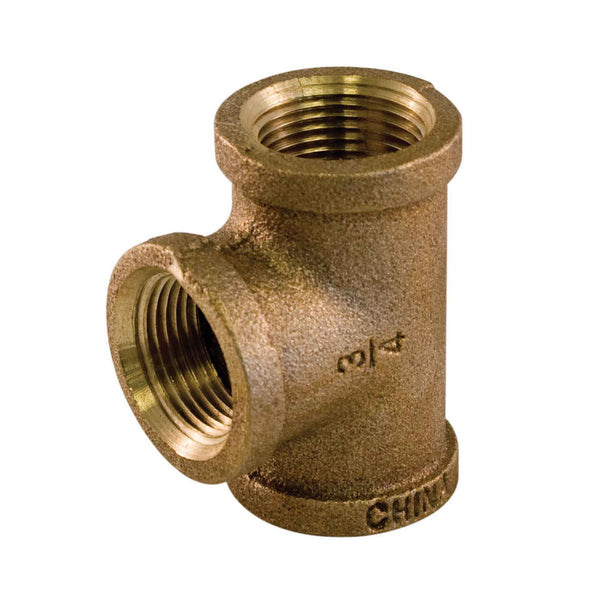 Threaded Bronze Tee, 3/4" - Matériaux JLS