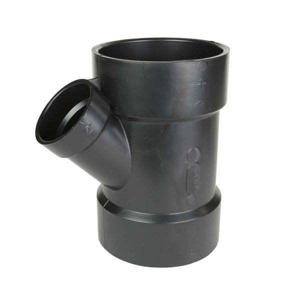 Raccord en Y de 45˚ en ABS-DWV «femelle», 4" x 2" - Matériaux JLS