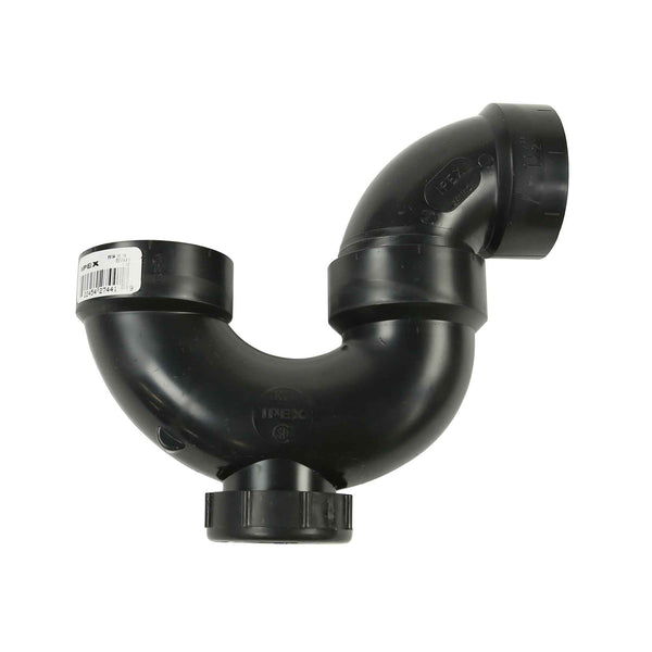 ABS-DWV P-Trap with Cleanout «Hub», 1-1/2" - Matériaux JLS