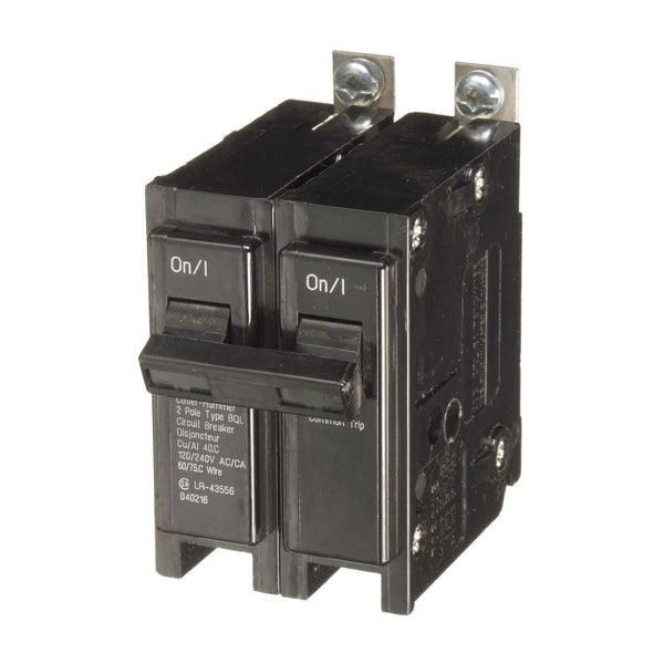 BQL 2-Pole Breaker black, 30A - Matériaux JLS